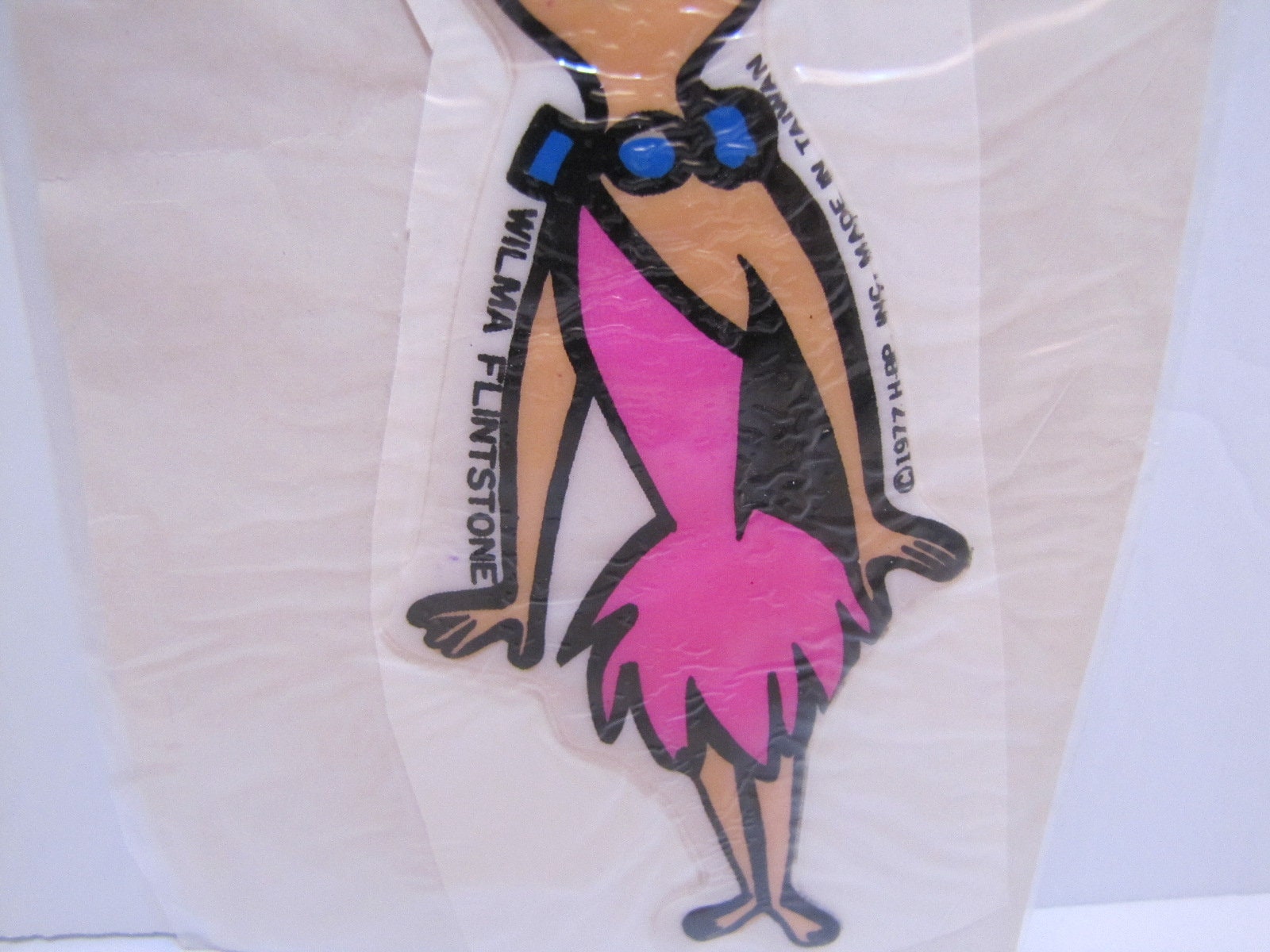 Vintage Lot of Hanna Barbera Cartoon Puffy Stickers of Fred and Wilma ...