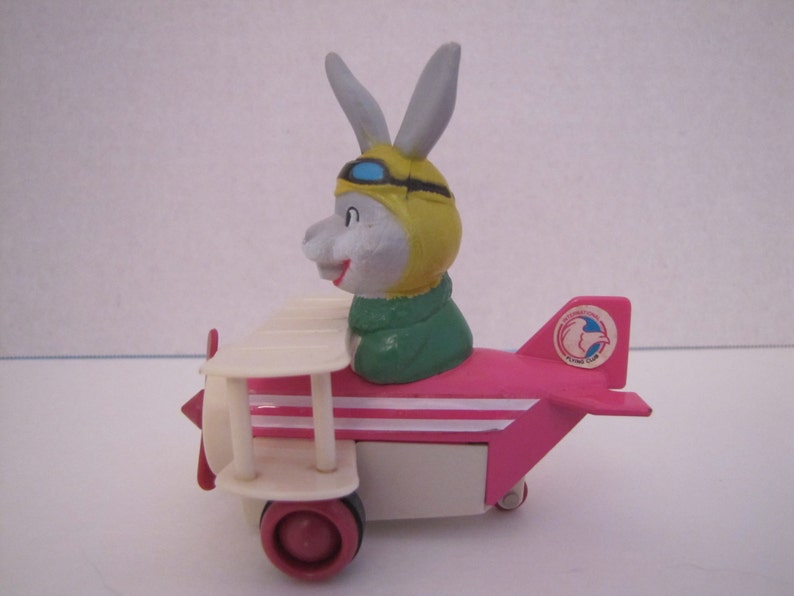 Vintage Animated Toys rabbit Flying B-1 Plane 16B - Etsy
