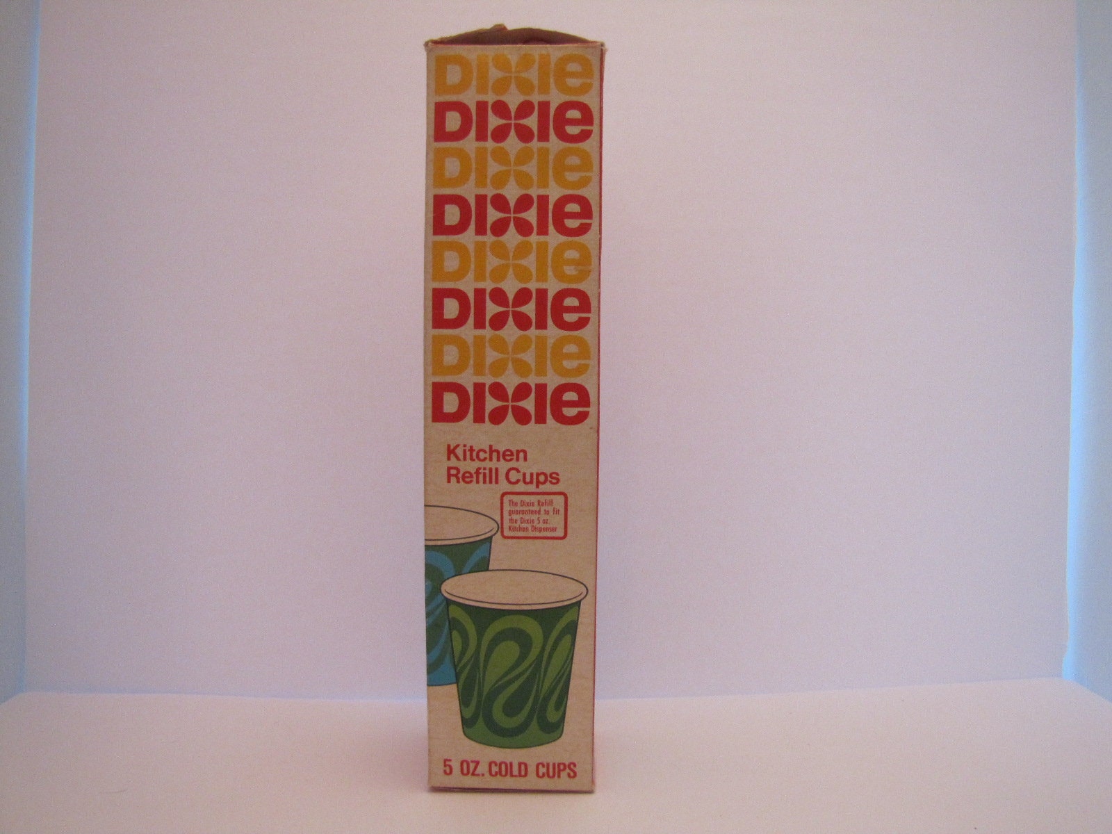 Vintage Dixie Box With Only 13/ 5oz Kitchen Refill Cups Left - Etsy