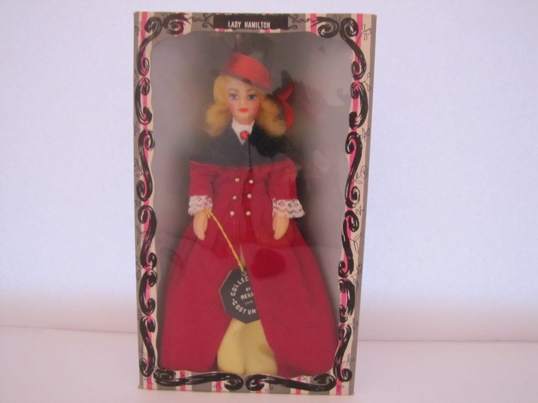 Vintage Rexard Historical Costume Doll "lady Hamilton" (british Empires ...