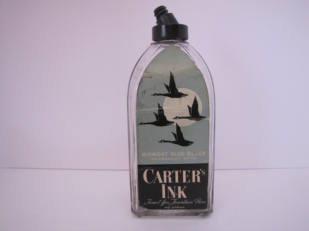 Buy Vintage Super Rare Carter's Ink Bottle 1 Litre Canada Online in ...