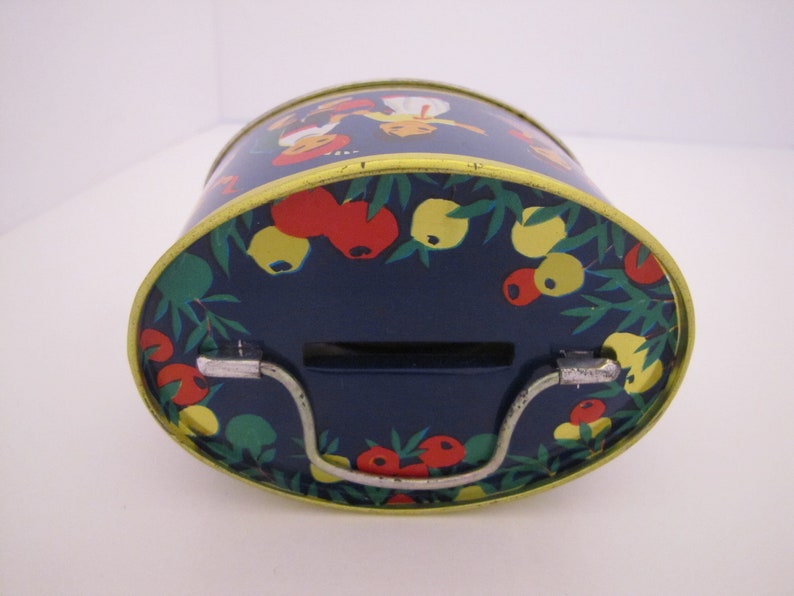 Vintage Tin Coin Bank With Key and Lock china MM707 - Etsy