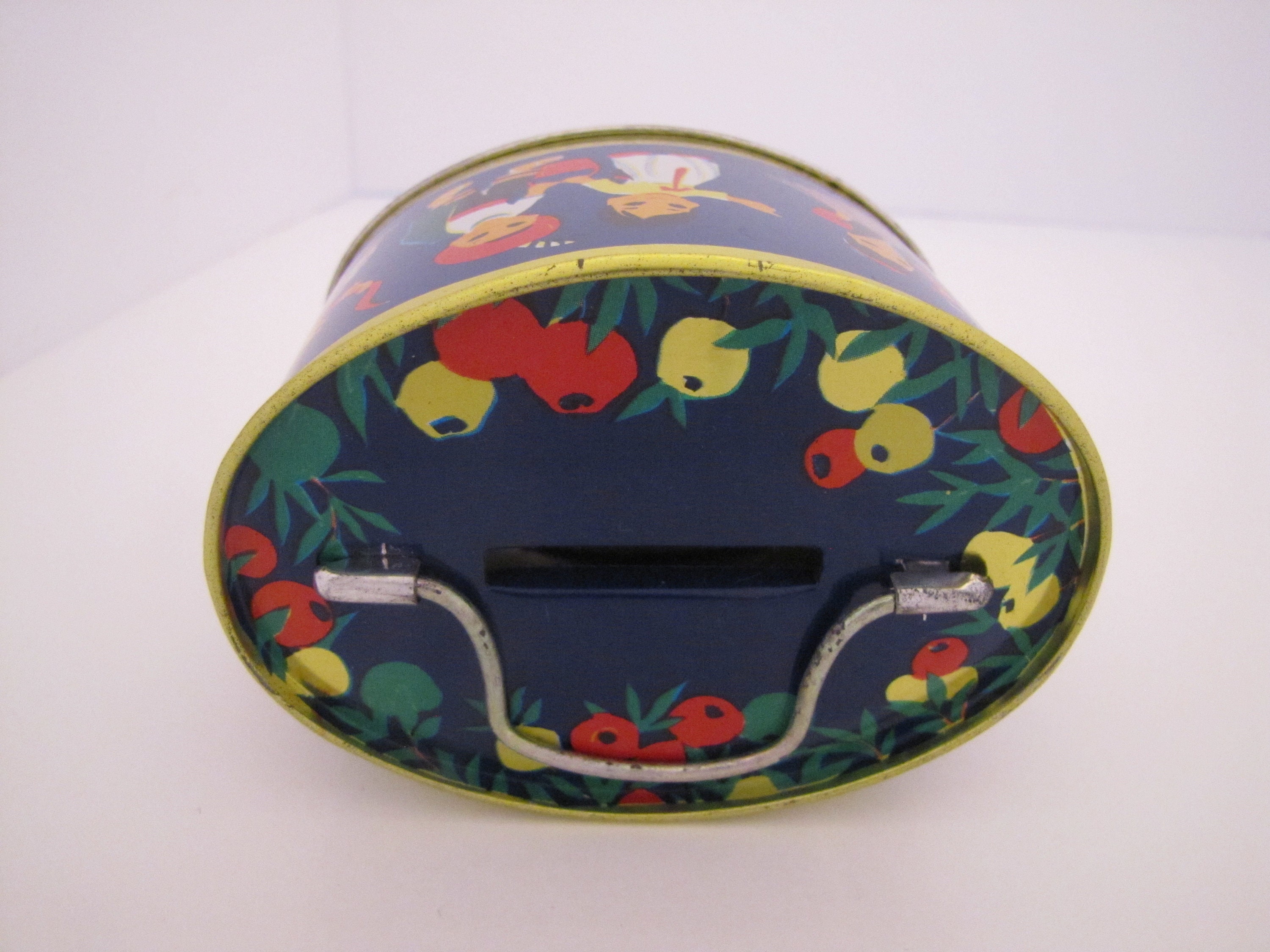 Vintage Tin Coin Bank With Key and Lock china MM707 - Etsy