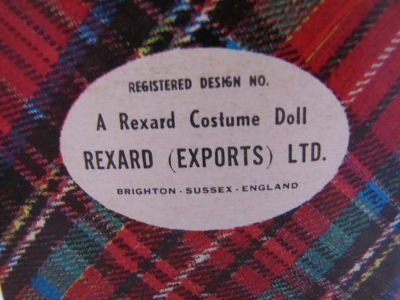 Vintage Rexard Souvenir Scottish Piper Costume Doll british - Etsy