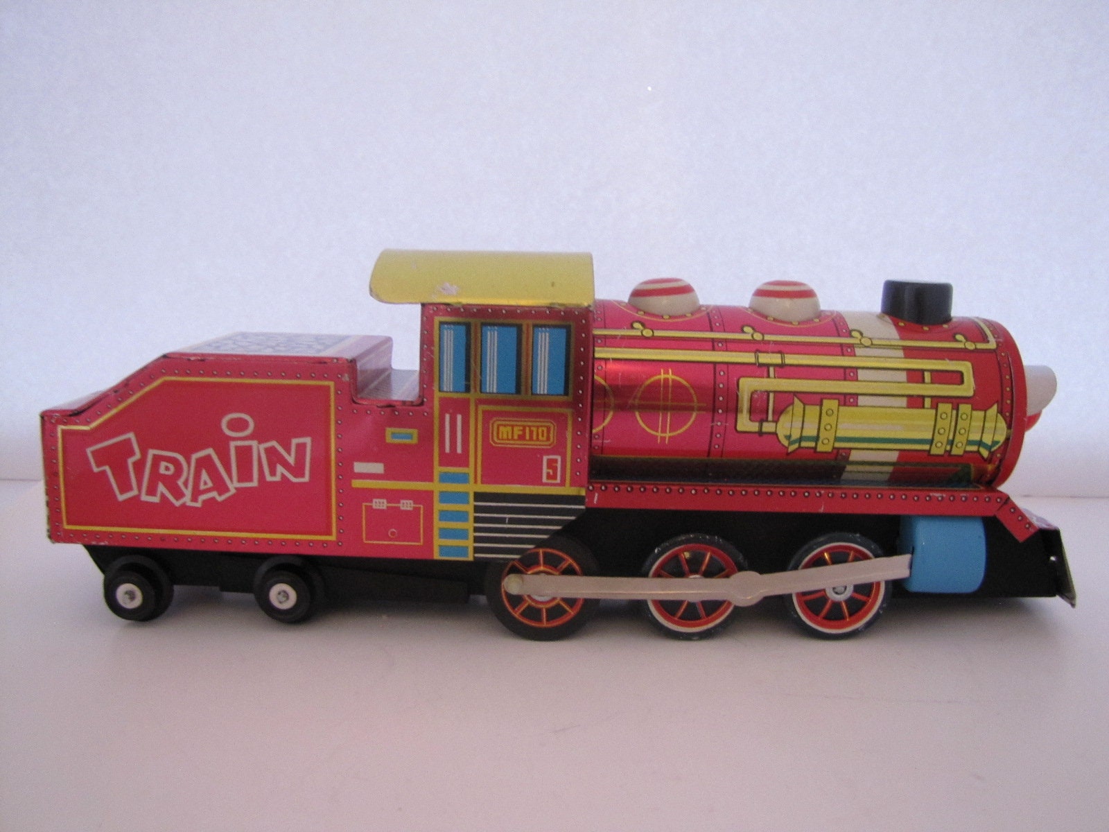 Vintage Tin Toy Friction Train china MF170 - Etsy