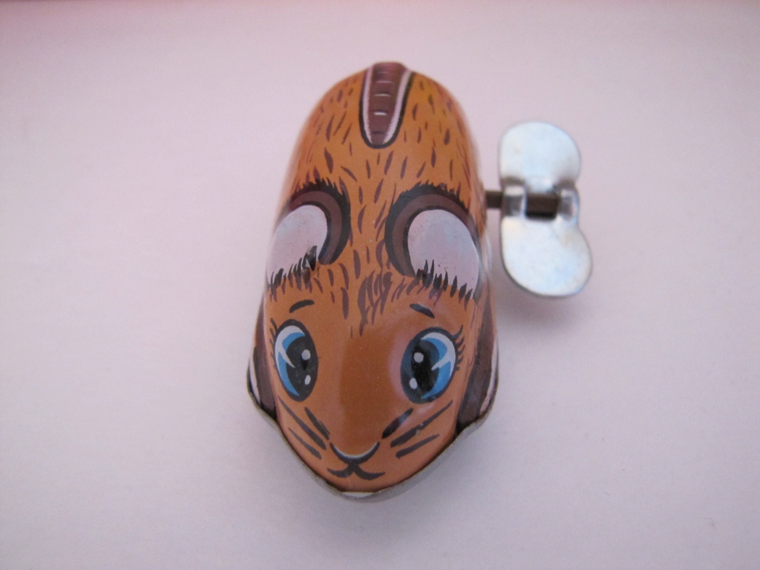 Vintage Wind-up Tin Toy Hero Pocket Pet brown Mouse Japan 1970 - Etsy