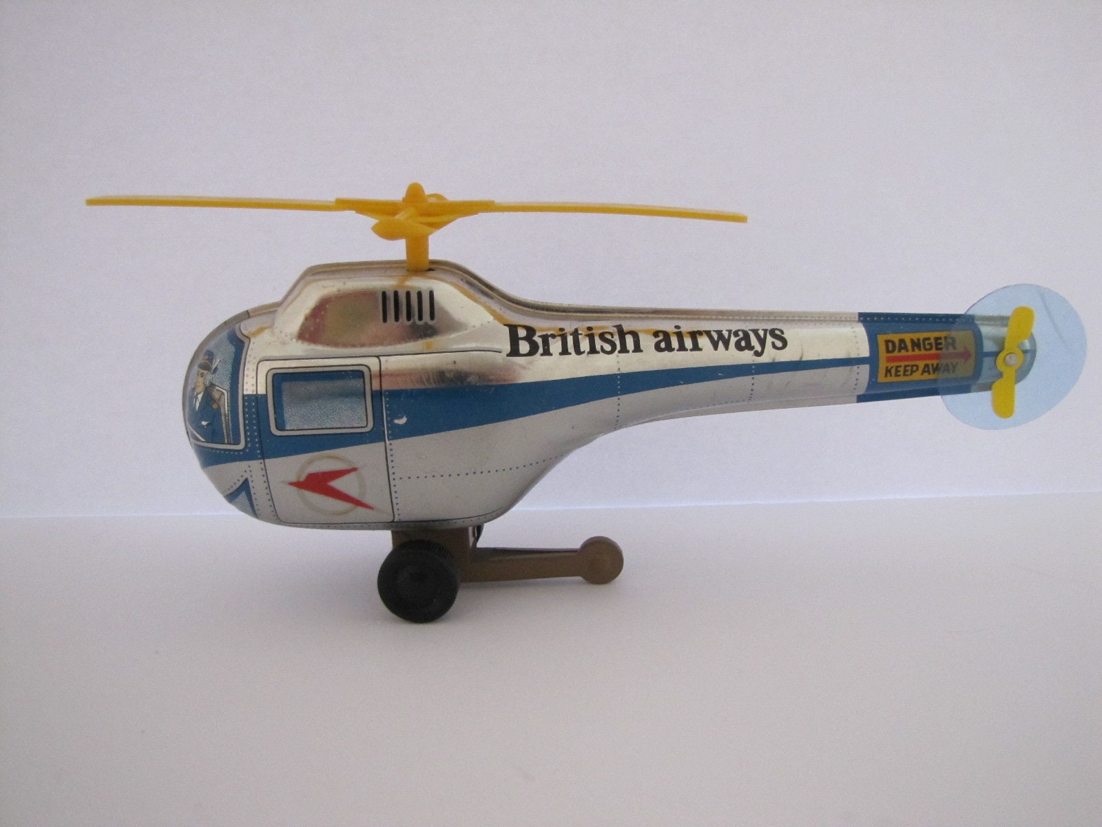 Buy Vintage Tin Toy Helicopter British Airways japan 1980 Online in ...