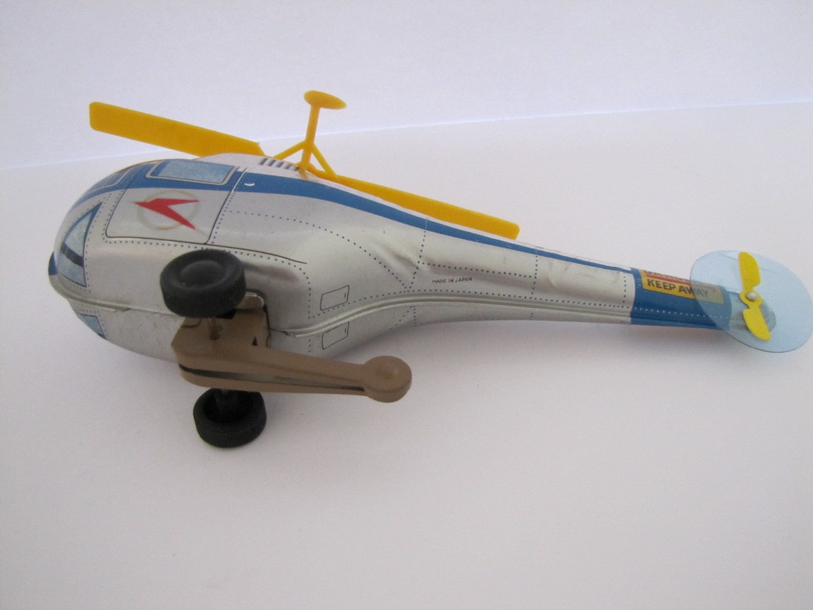 Buy Vintage Tin Toy Helicopter British Airways japan 1980 Online in ...