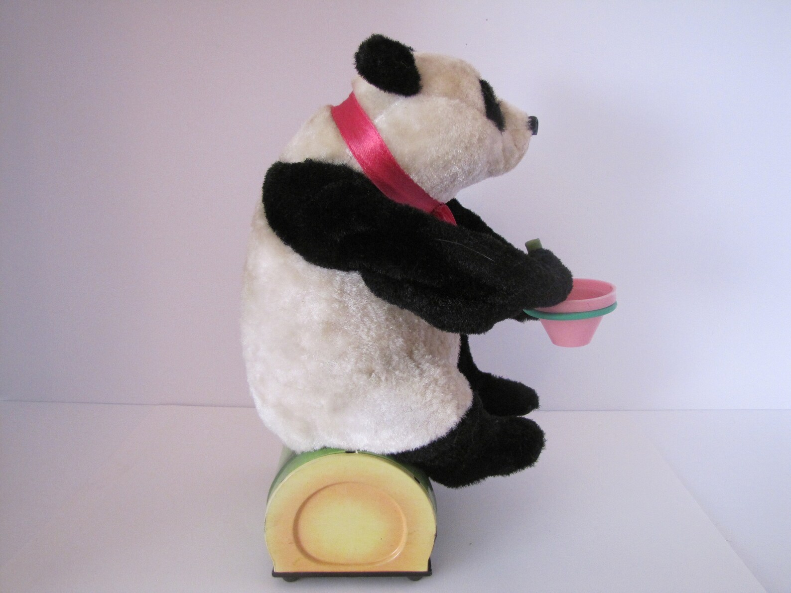 Vintage Battery Operated Bubbling Panda Tin Toy china ME 781 | Etsy