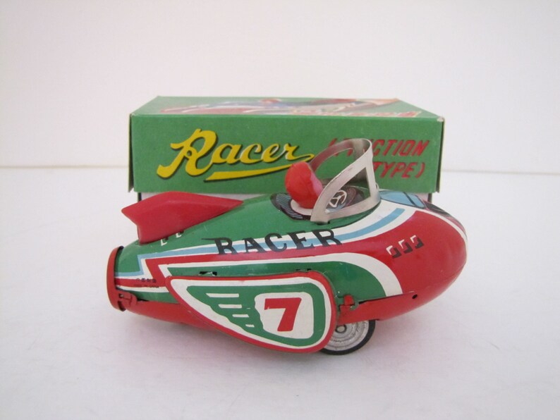 Vintage Tin Toy Racer China MF 039 - Etsy Nederland
