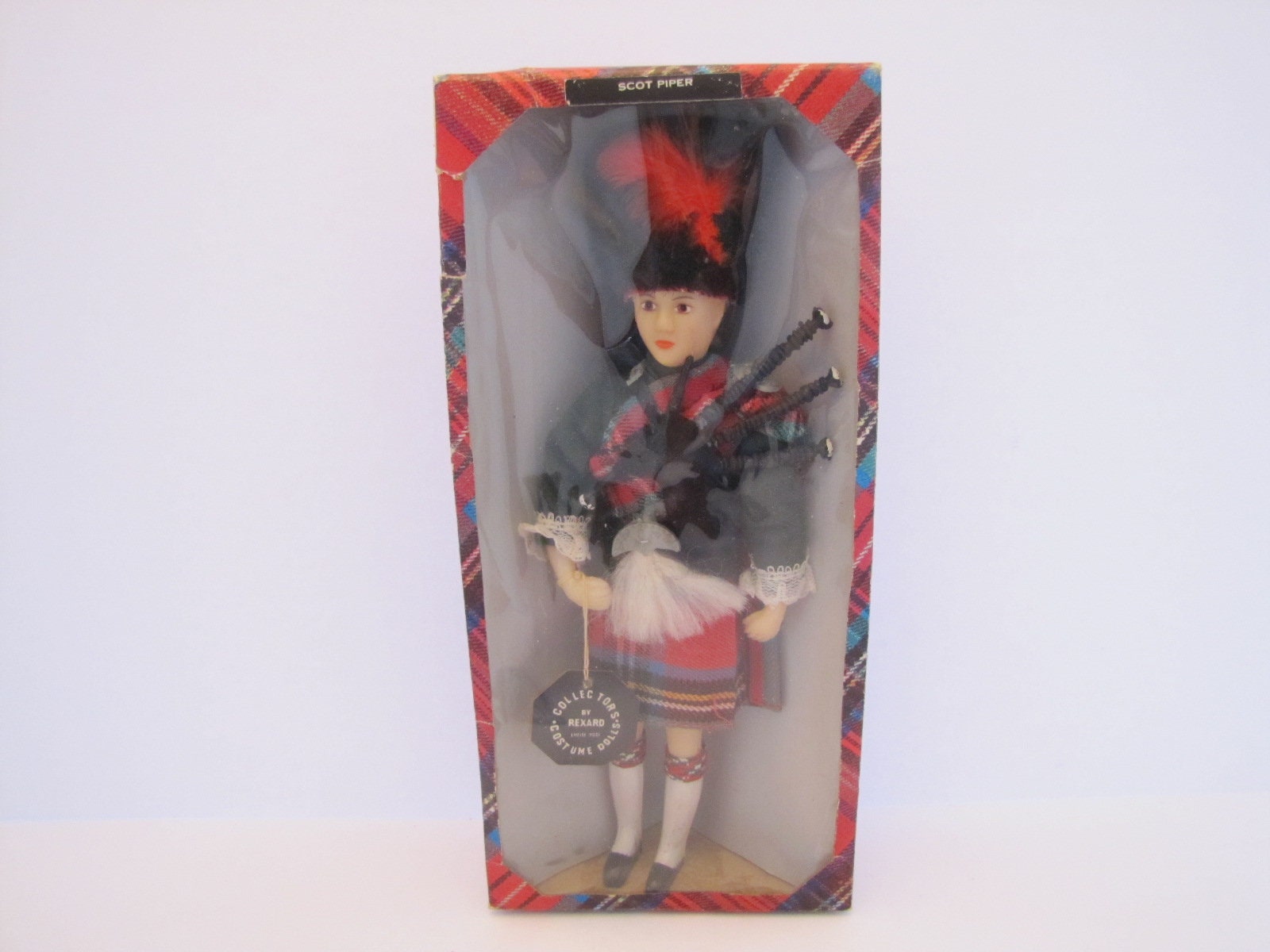 Vintage Rexard Souvenir Scottish Piper Costume Doll (british Empire ...