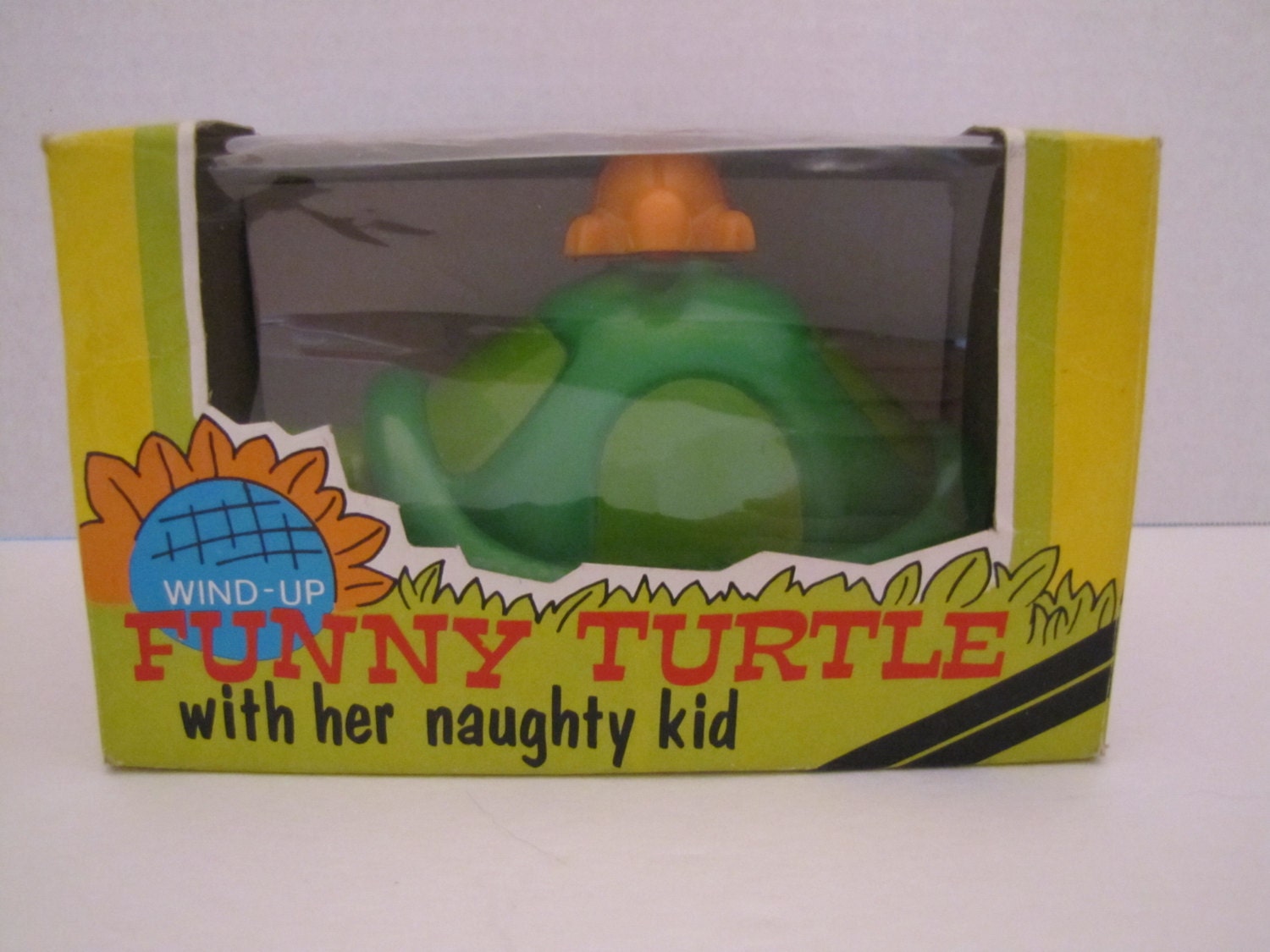 Vintage Wind-up Funny Turtle 2014 - Etsy