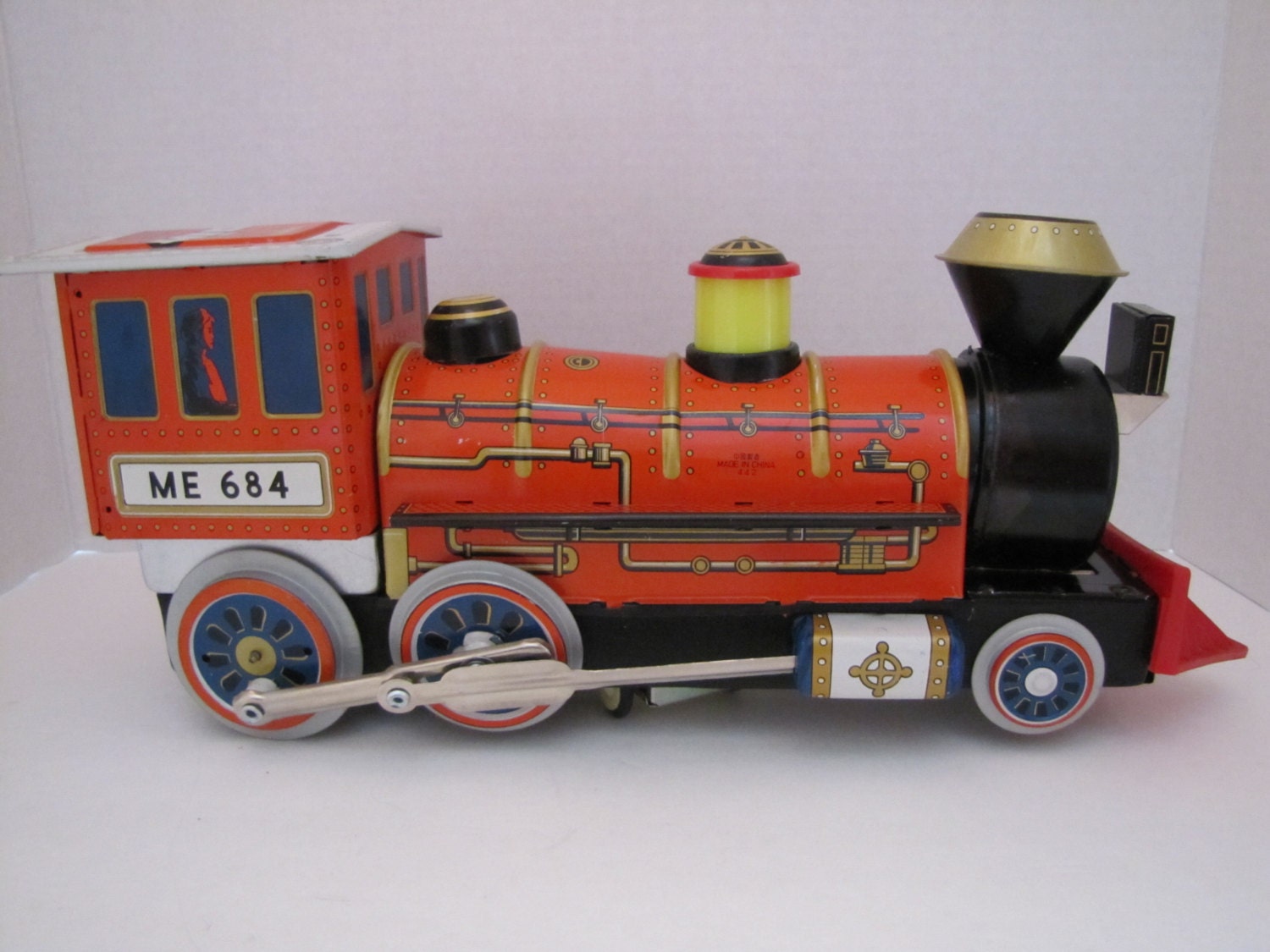 Vintage China Loco Tin Train ME684 - Etsy