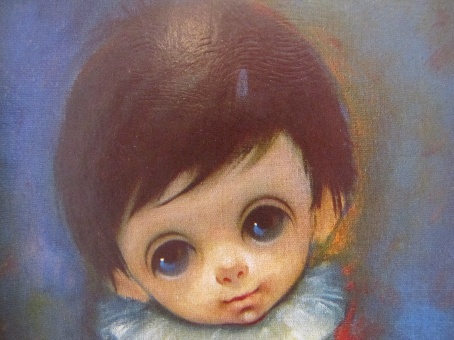 Vintage Lot of Lithograph Art Prints of Children With Big Eyes | Etsy