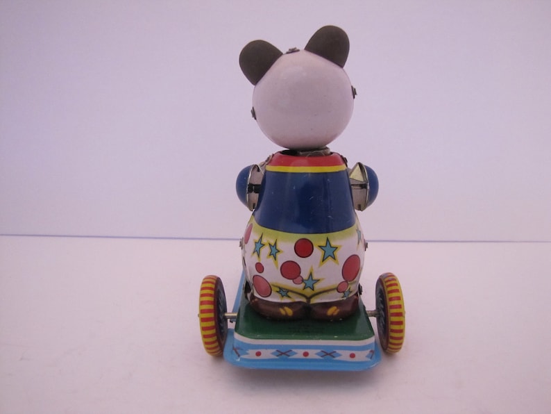 Vintage Wind up Tin Toy Drumming Animal (china) MS 565 (panda) - Etsy