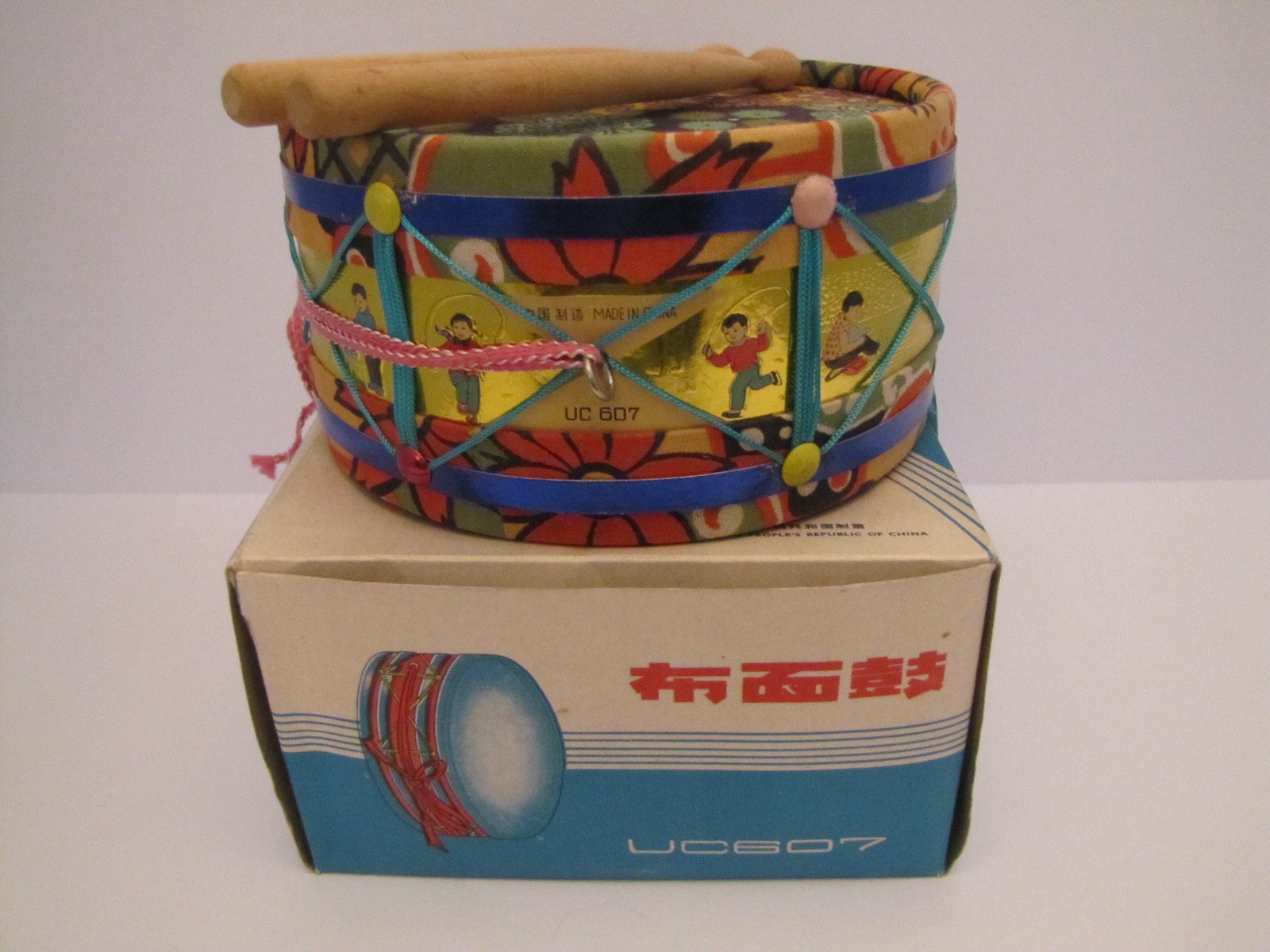 Vintage Child's Cloth Surface Snare Drum (china) 1960 - Etsy