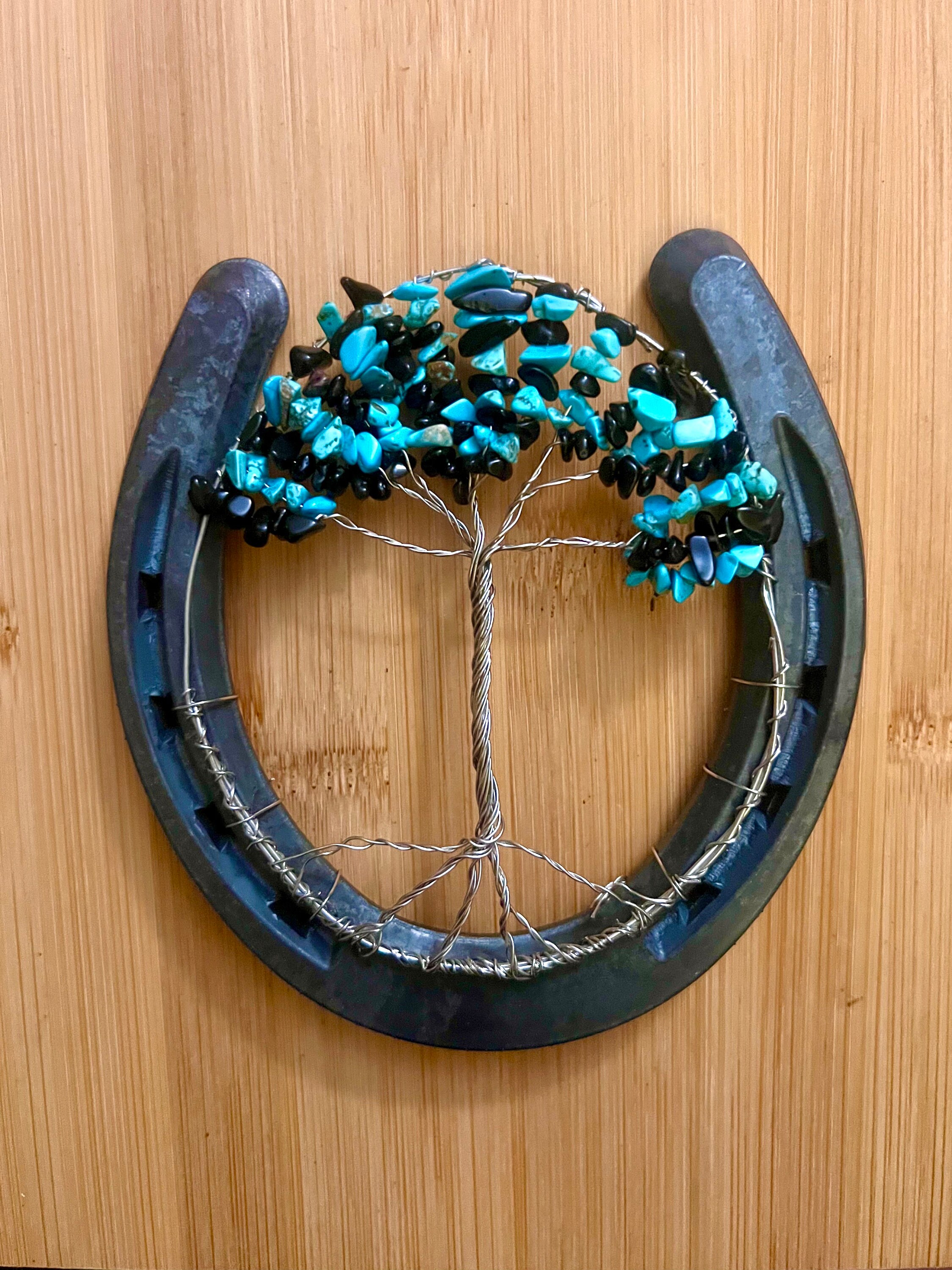 Unique Gift Idea: Horseshoe Tree of Life A Symbol of Strength and ...