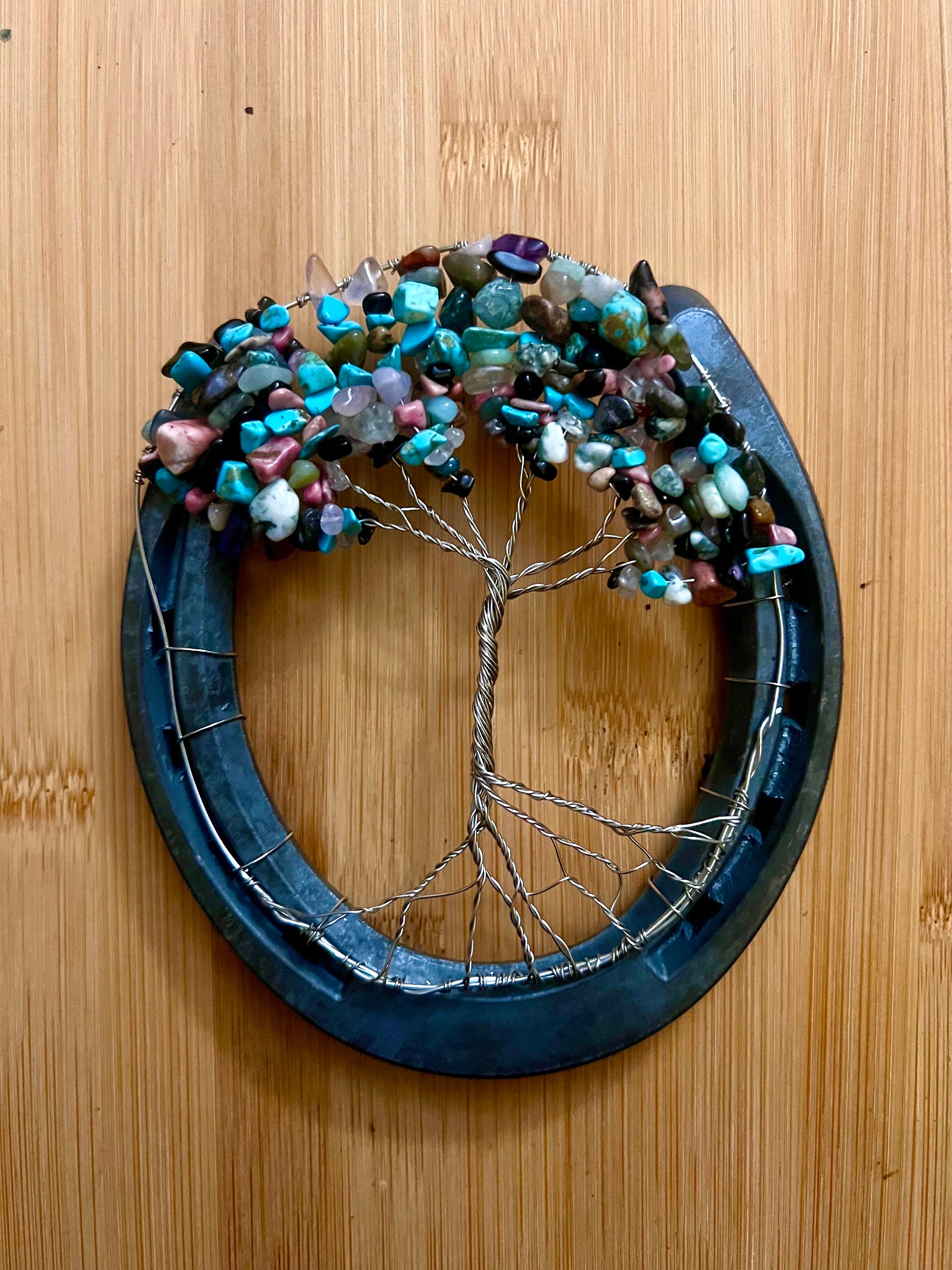 Unique Gift Idea: Horseshoe Tree of Life A Symbol of Strength and ...