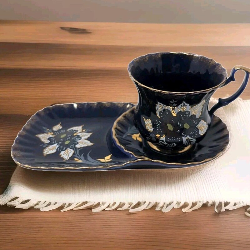 Tea Cup With Snack Plate - Etsy