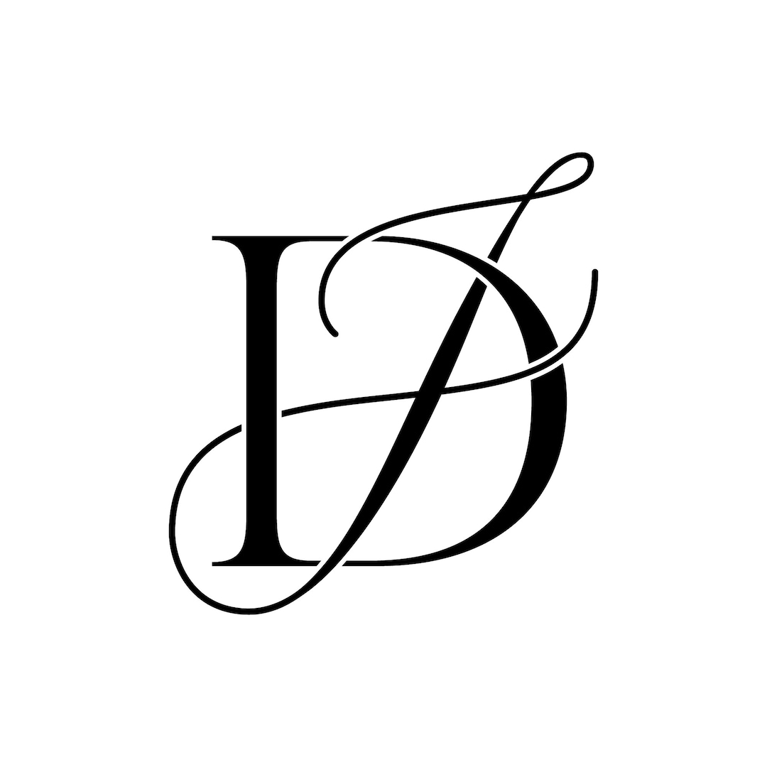 Name Initials Logo, Company Initials Logo, Monogram Logo, JD, DJ - Etsy