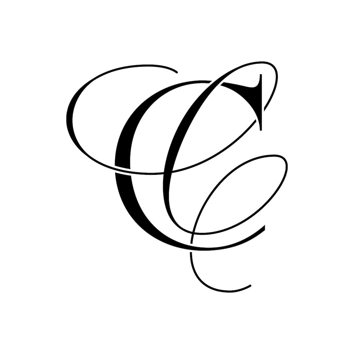 Name Initials Logo, Company Initials Logo, Monogram Logo, CC - Etsy