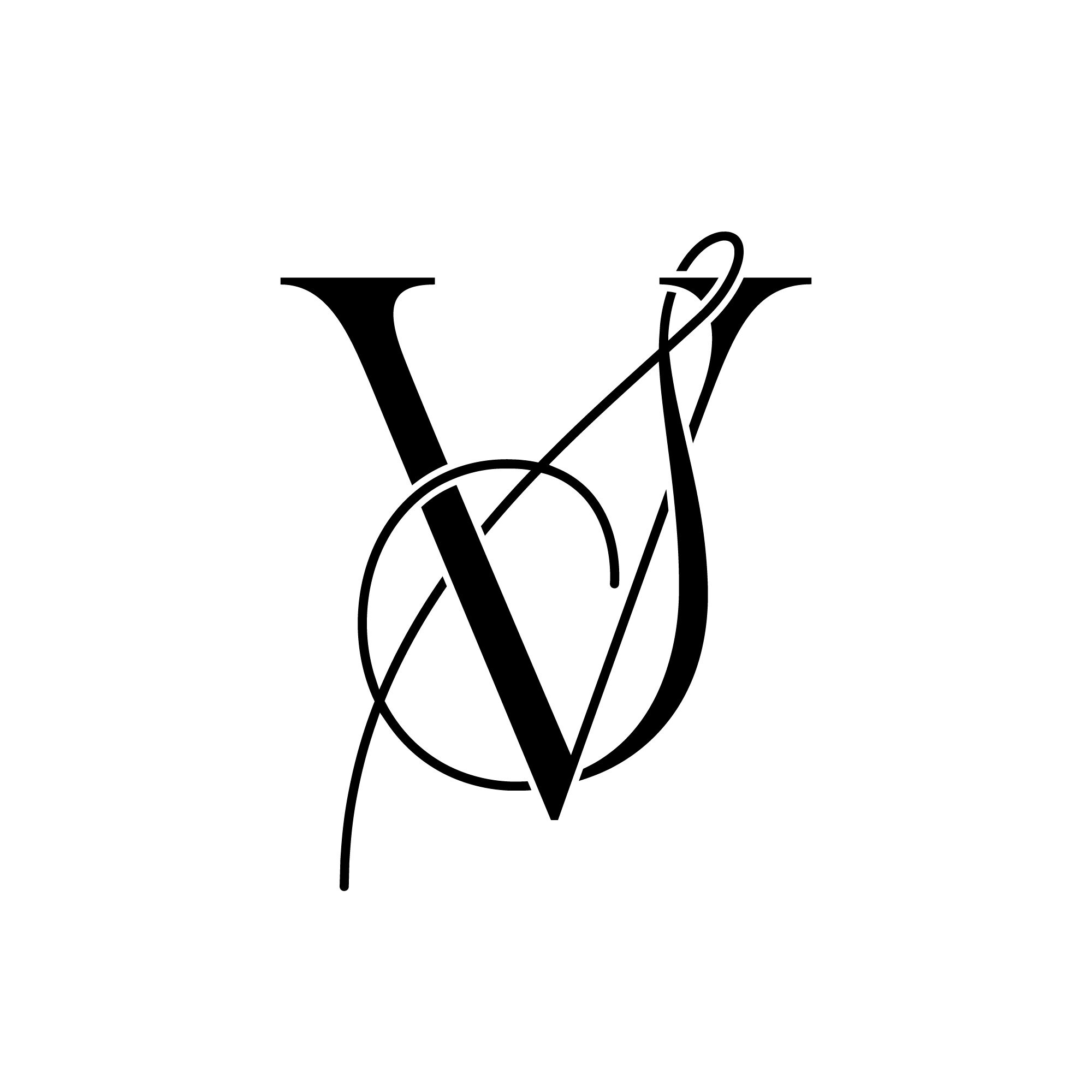 Wedding Monogram Initials, Wedding Logo, Wedding Monogram, SV, VS - Etsy