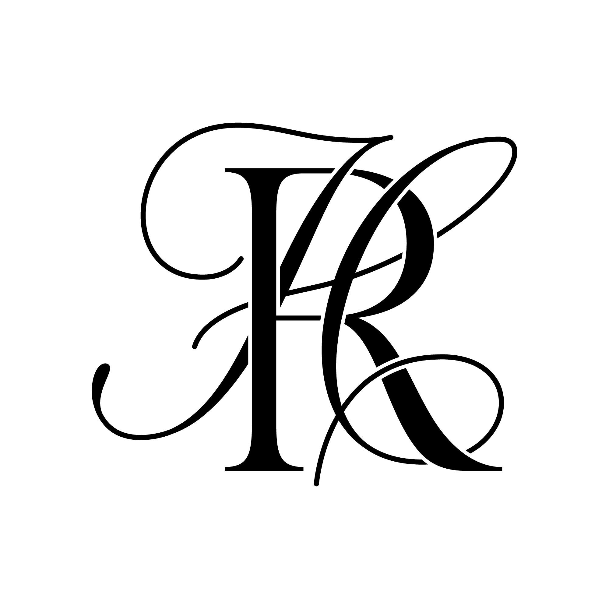 Business Logo Design Premade Logo Monogram Logo HR RH - Etsy Norway