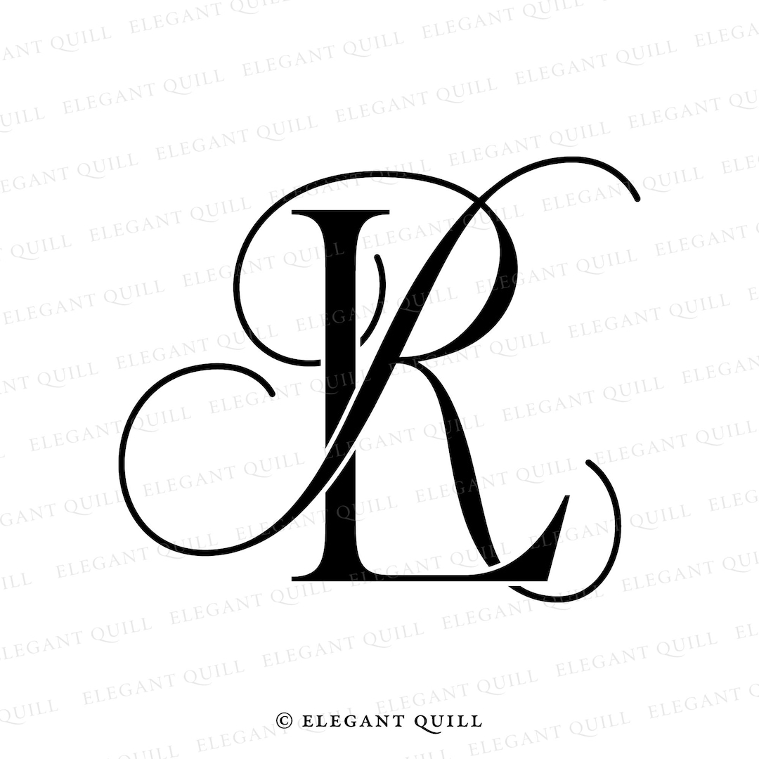 Wedding Logo, Wedding Monogram, Digital Download, RL, LR - Etsy