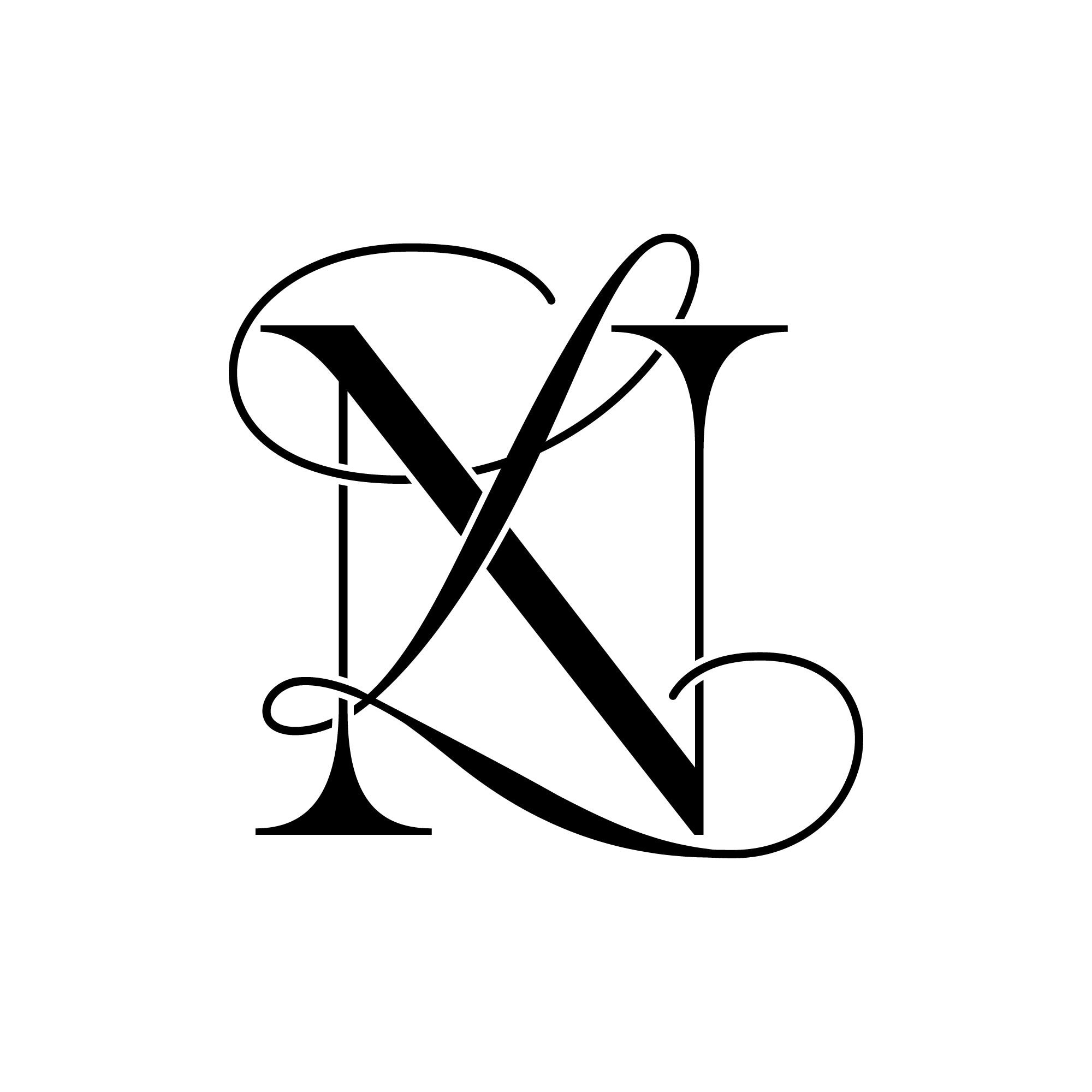 Feminine Logo, Elegant Logo, Business Logo Design, LN, NL - Etsy