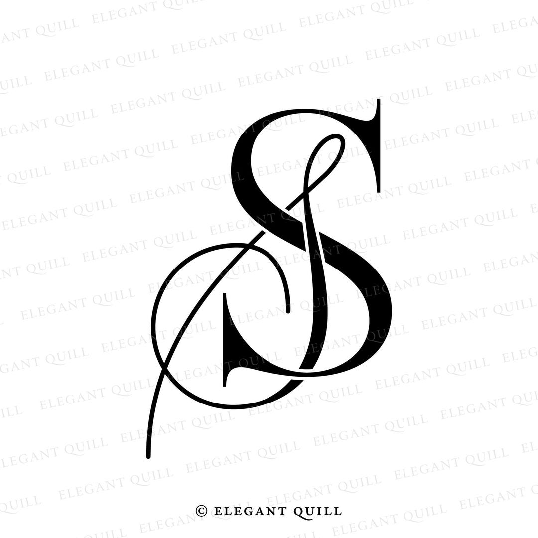 Wedding Logo Monogram, Bride Logo, Wedding Monogram Initials, SS - Etsy