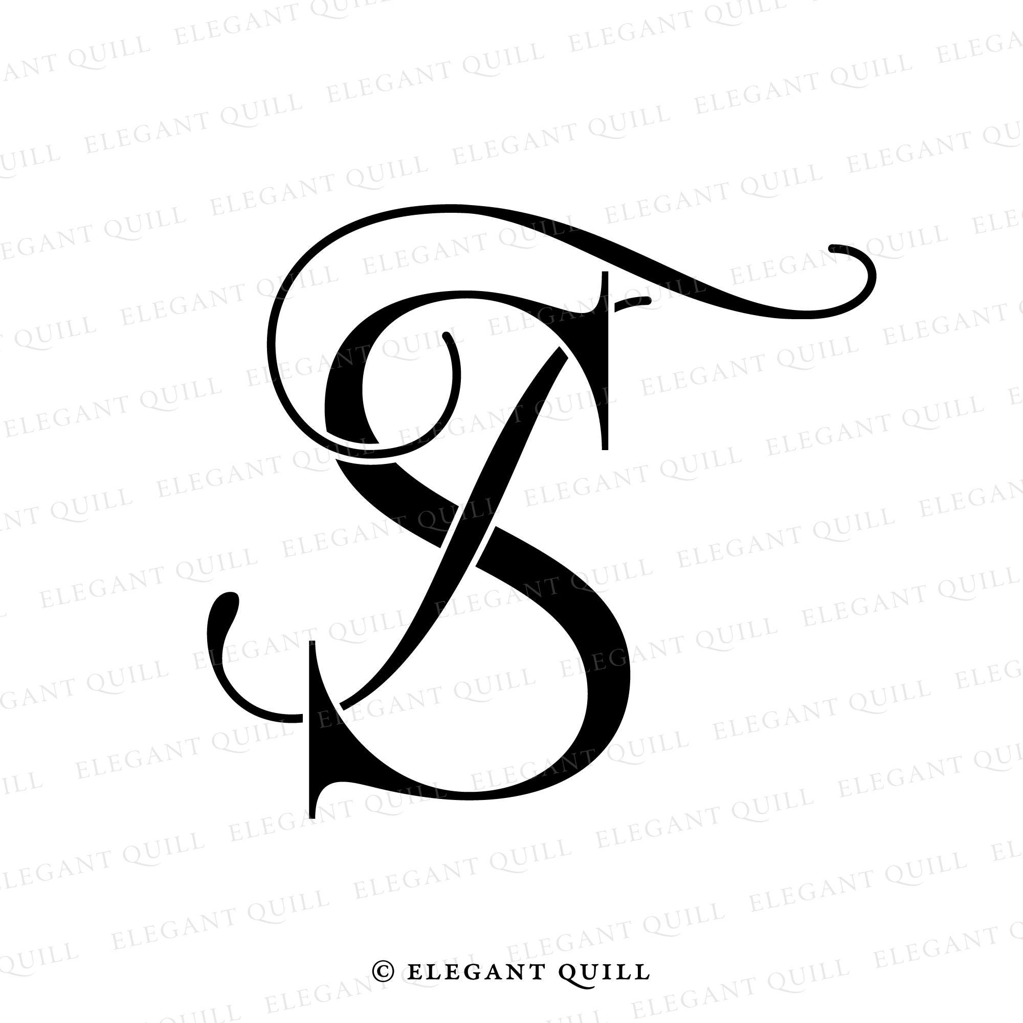 Wedding Logo, Wedding Monogram, Digital Download, TS, ST - Etsy