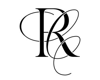 Rc Wedding Monogram - Etsy