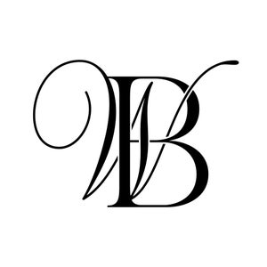 Wedding Logo Monogram, Bride Logo, Wedding Monogram Initials, WB, BW - Etsy