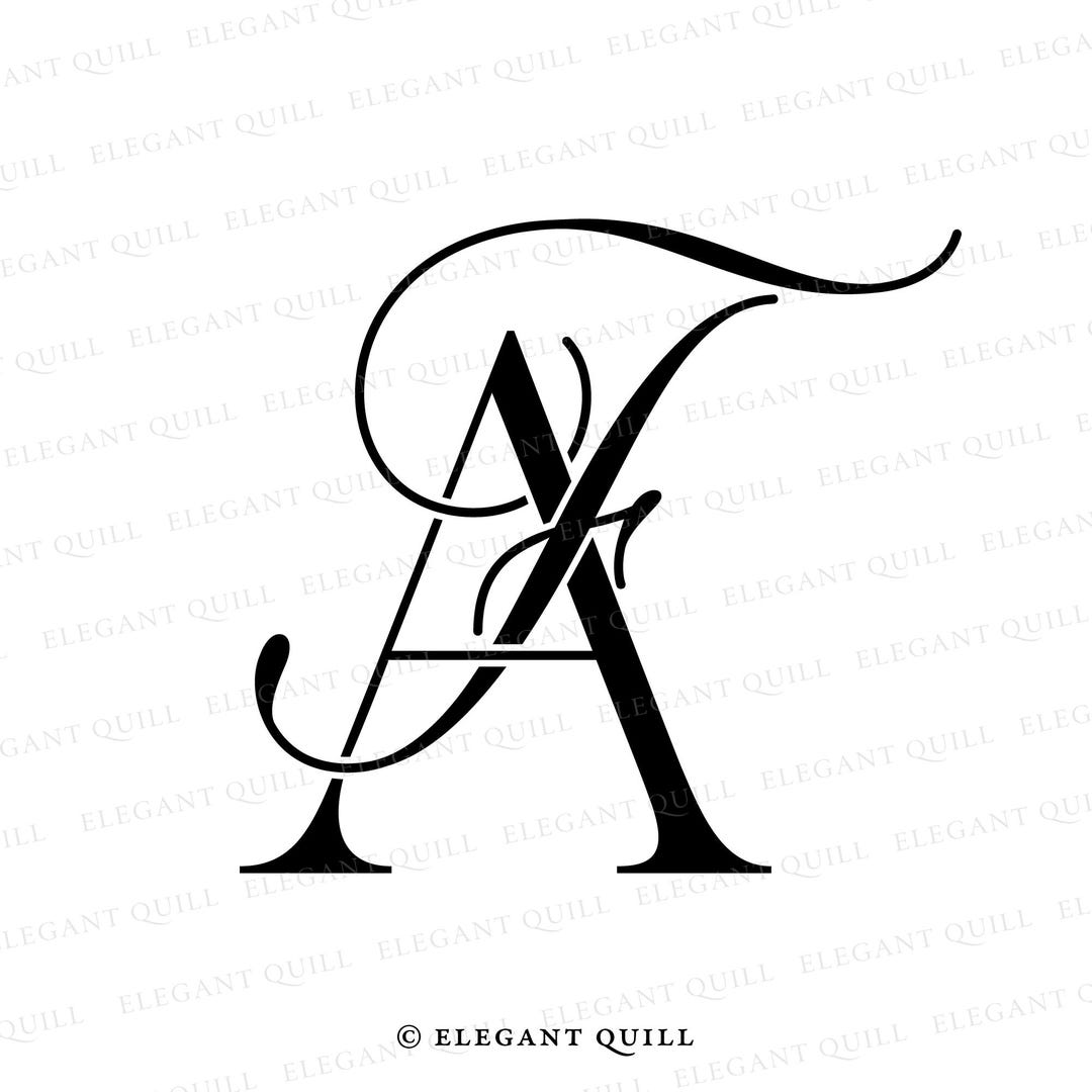 Wedding Logo Design, Wedding Monogram, Wedding Logo, FA, AF - Etsy