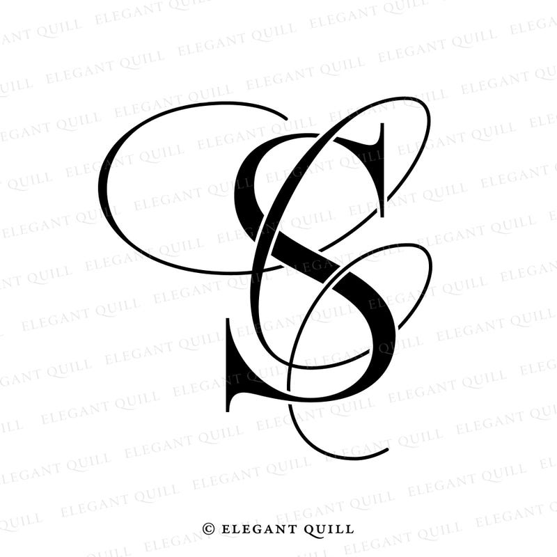 Cs Monogram - Etsy