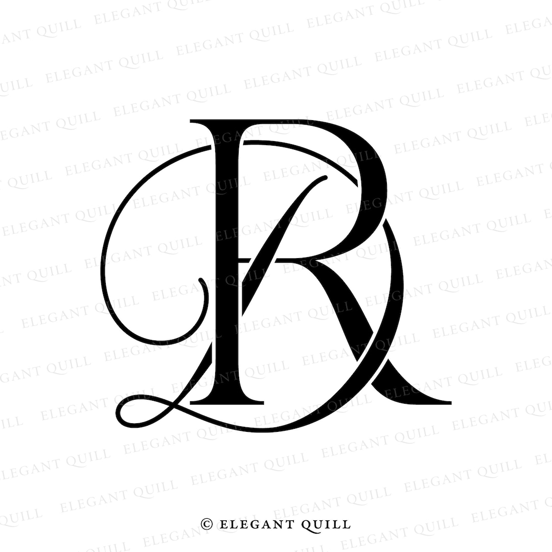 Wedding Monogram Initials, Wedding Logo, Wedding Monogram, DR, RD - Etsy