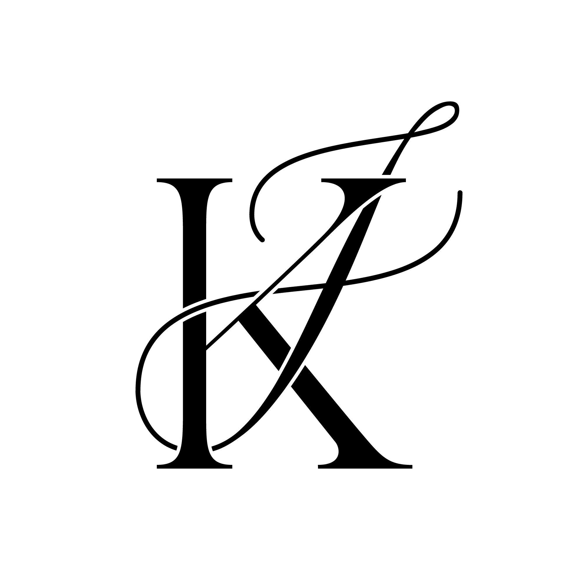 Wedding Logo Monogram, Bride Logo, Wedding Monogram Initials, JK, KJ - Etsy