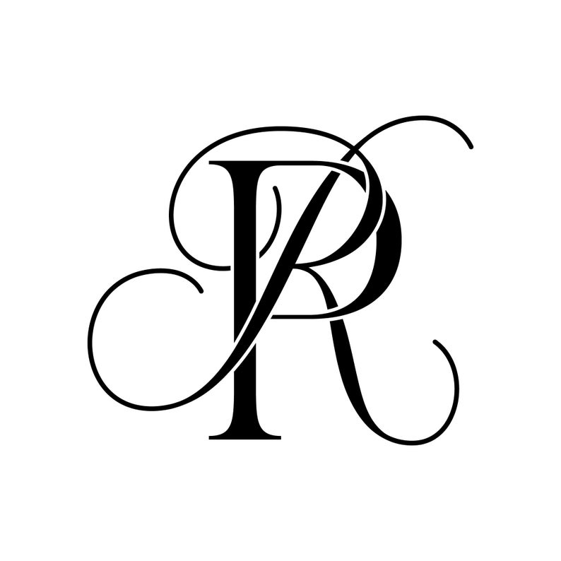 Wedding Monogram Initials, Wedding Logo, Wedding Monogram, RP, PR - Etsy