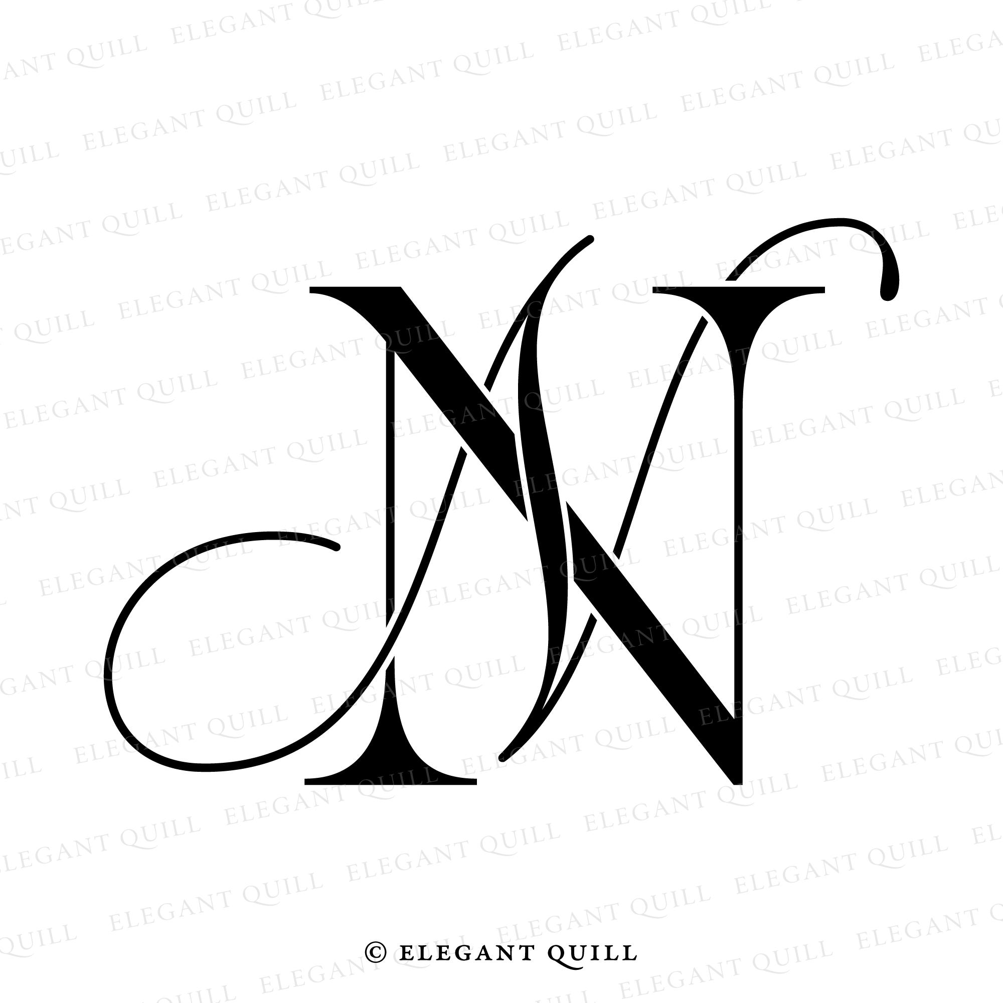 Monogram Business Logo, Modern Logo Design, Premade Logo, NN - Etsy