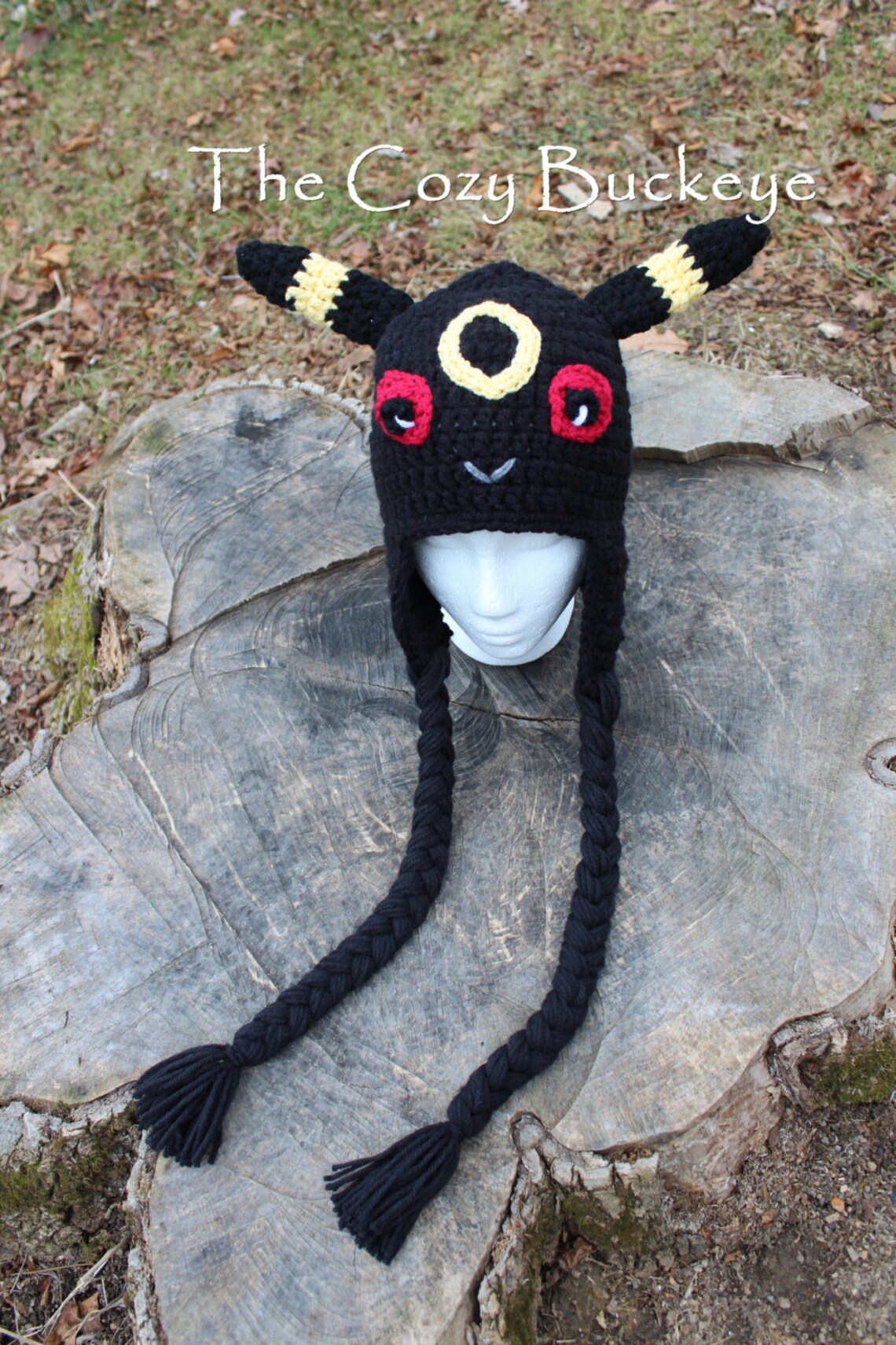Crochet Umbreon Inspired Hat Pokemon Inspired Hat | Etsy