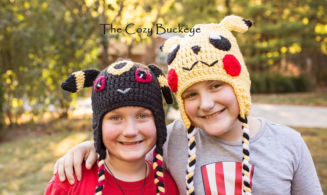 Crochet Umbreon Inspired Hat Pokemon Inspired Hat Character Hat ...