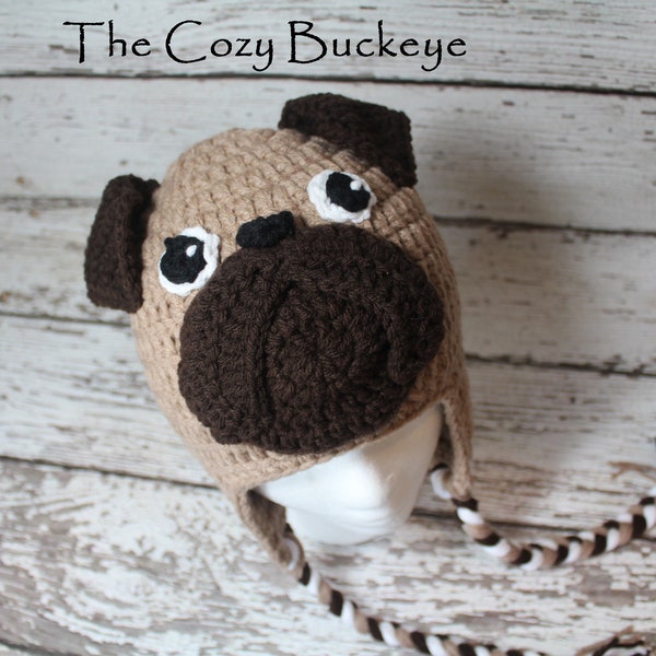 Pug Hat - Etsy