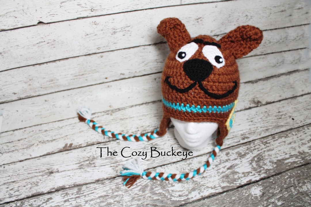 Crochet Cartoon Dog Hat Animal Hat Character Hat Halloween Costume - Etsy