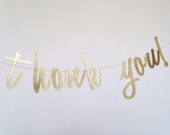 Thank you signs | Etsy