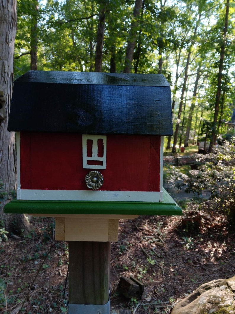 Beautiful Handcrafted Classic Red Barn Birdhouse - Etsy
