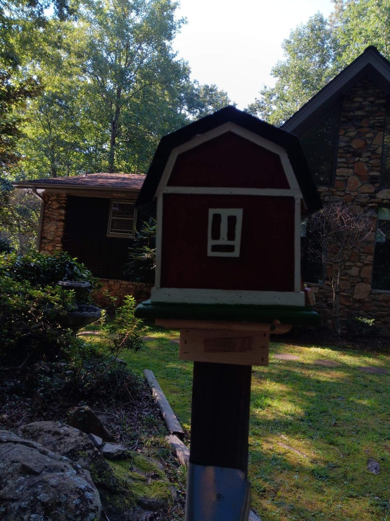 Beautiful Handcrafted Classic Red Barn Birdhouse - Etsy
