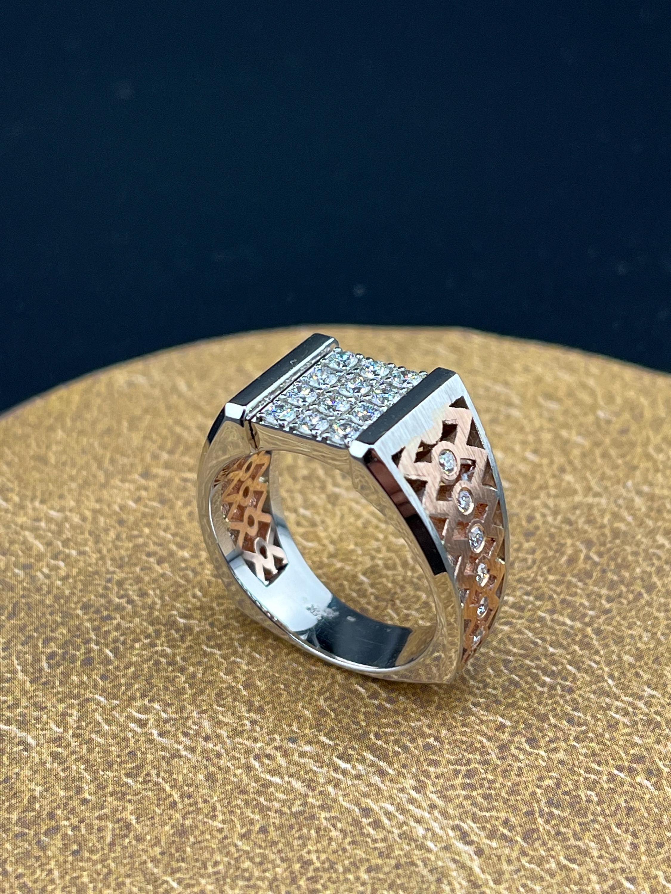 Men’s Diamond Ring - Etsy