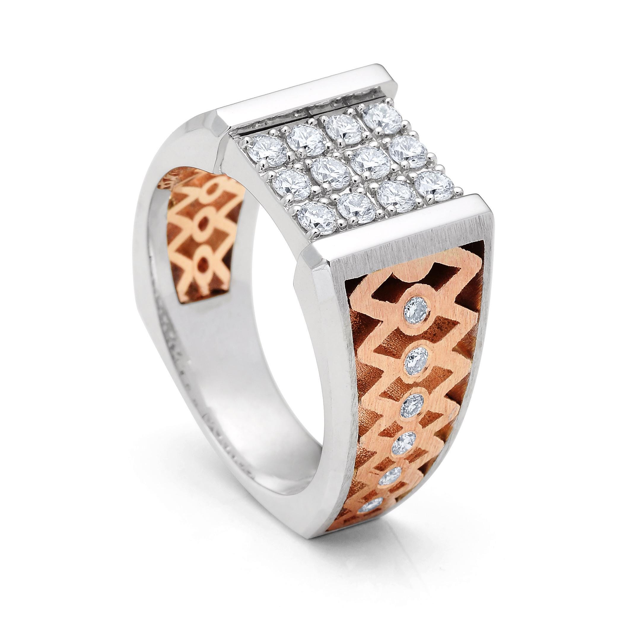 Men’s Diamond Ring - Etsy