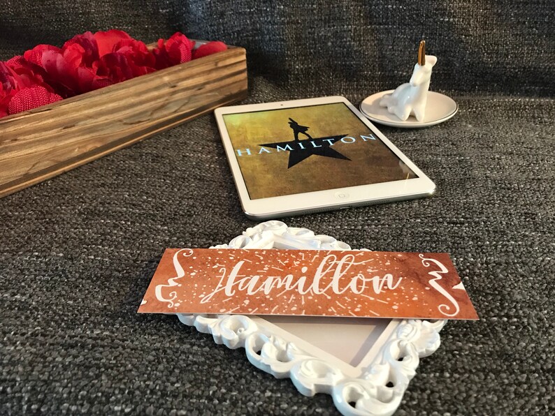 Rise Up Hamilton Bookmark | Etsy