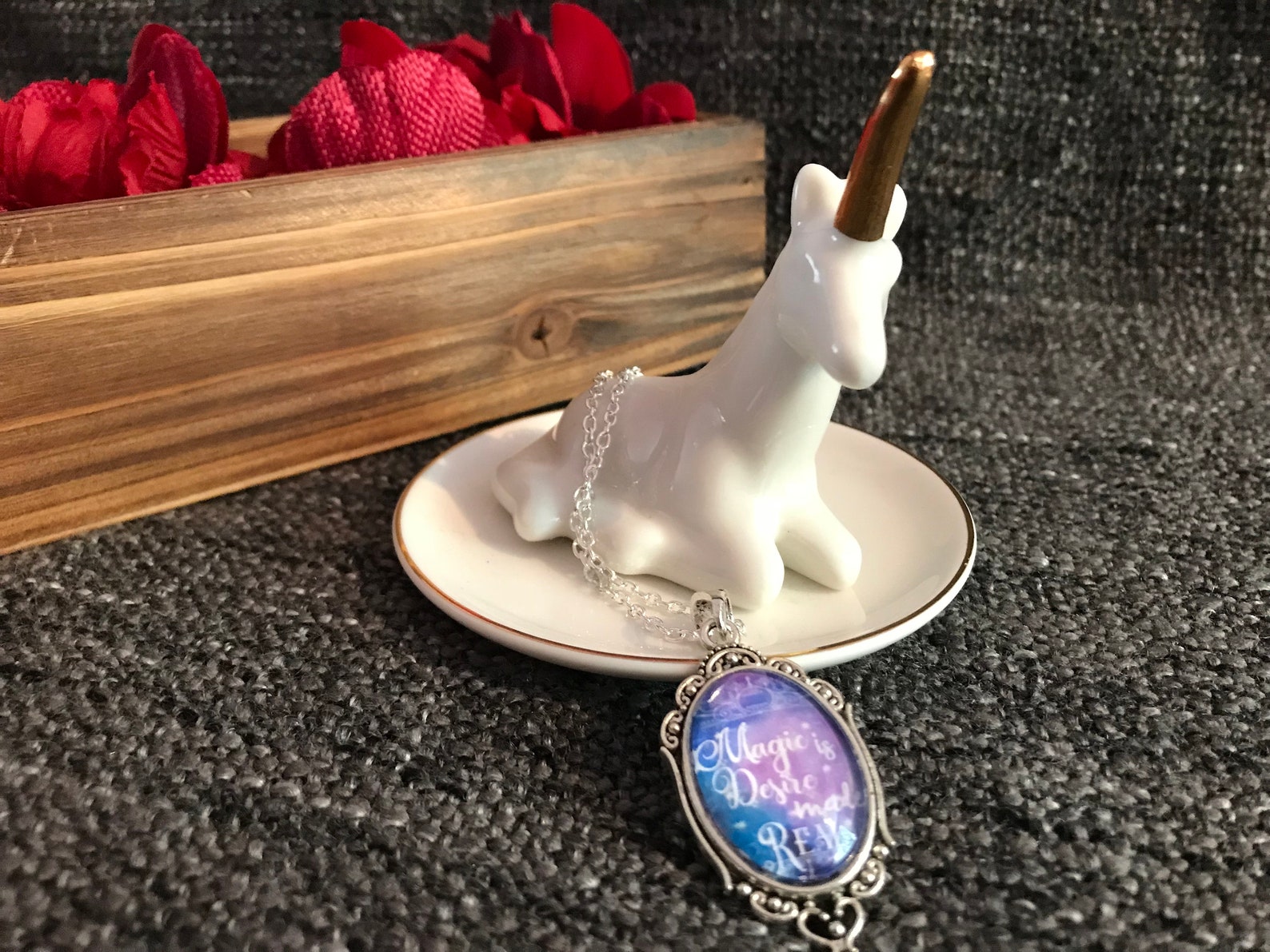 Magic is Desire Made Real A Discovery of Witches Necklace - Etsy